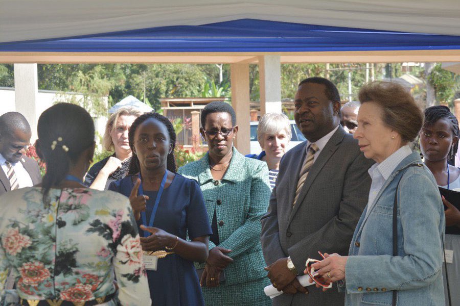 The Princess Royal, Husband Sir Timothy on a 4 Day Visit in Uganda ...